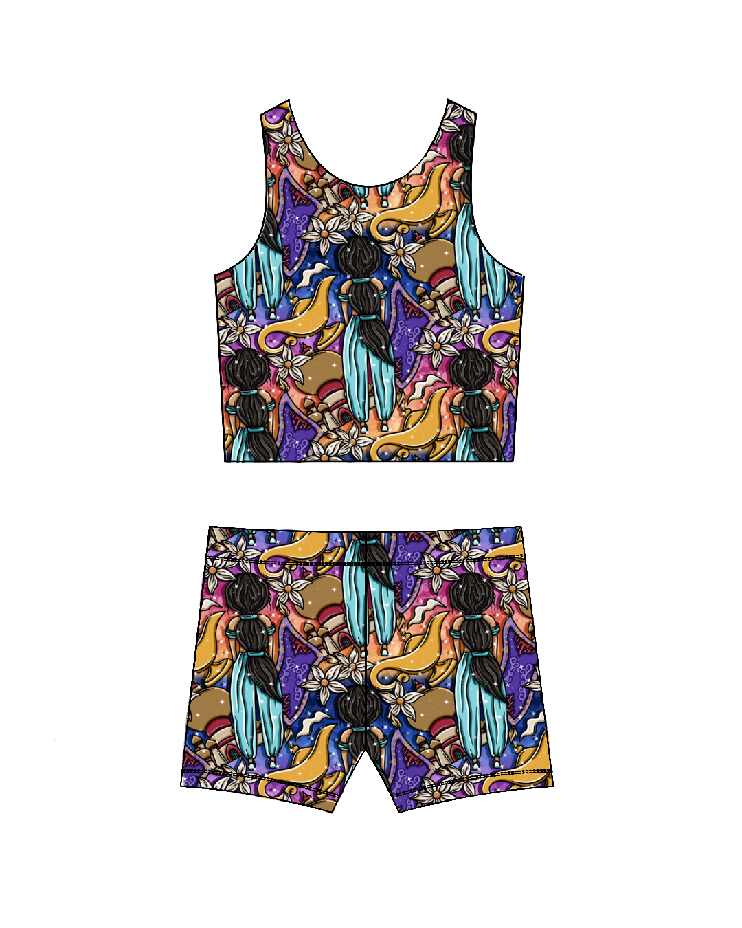 Whole New World-Crop Set – Nyla Leotards